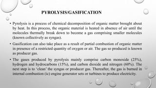Waste to energy | PPTX