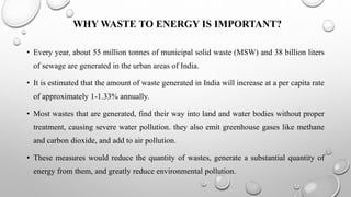Waste to energy | PPTX