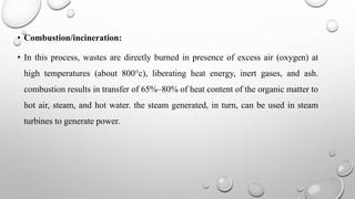 Waste to energy | PPTX