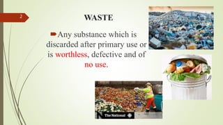 Waste to wealth | PPTX