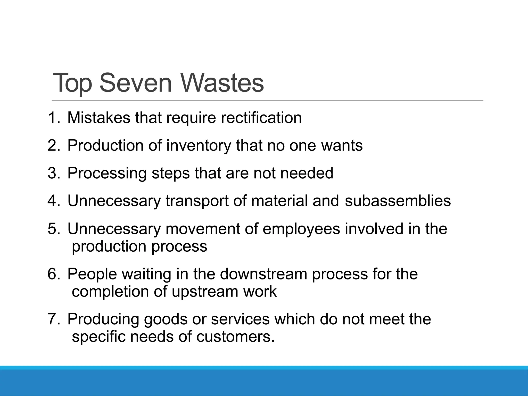 Lean manufacturing Waste types to eliminate waste and drive efficiency ...