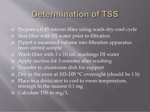 Wastewater Parameter Determination