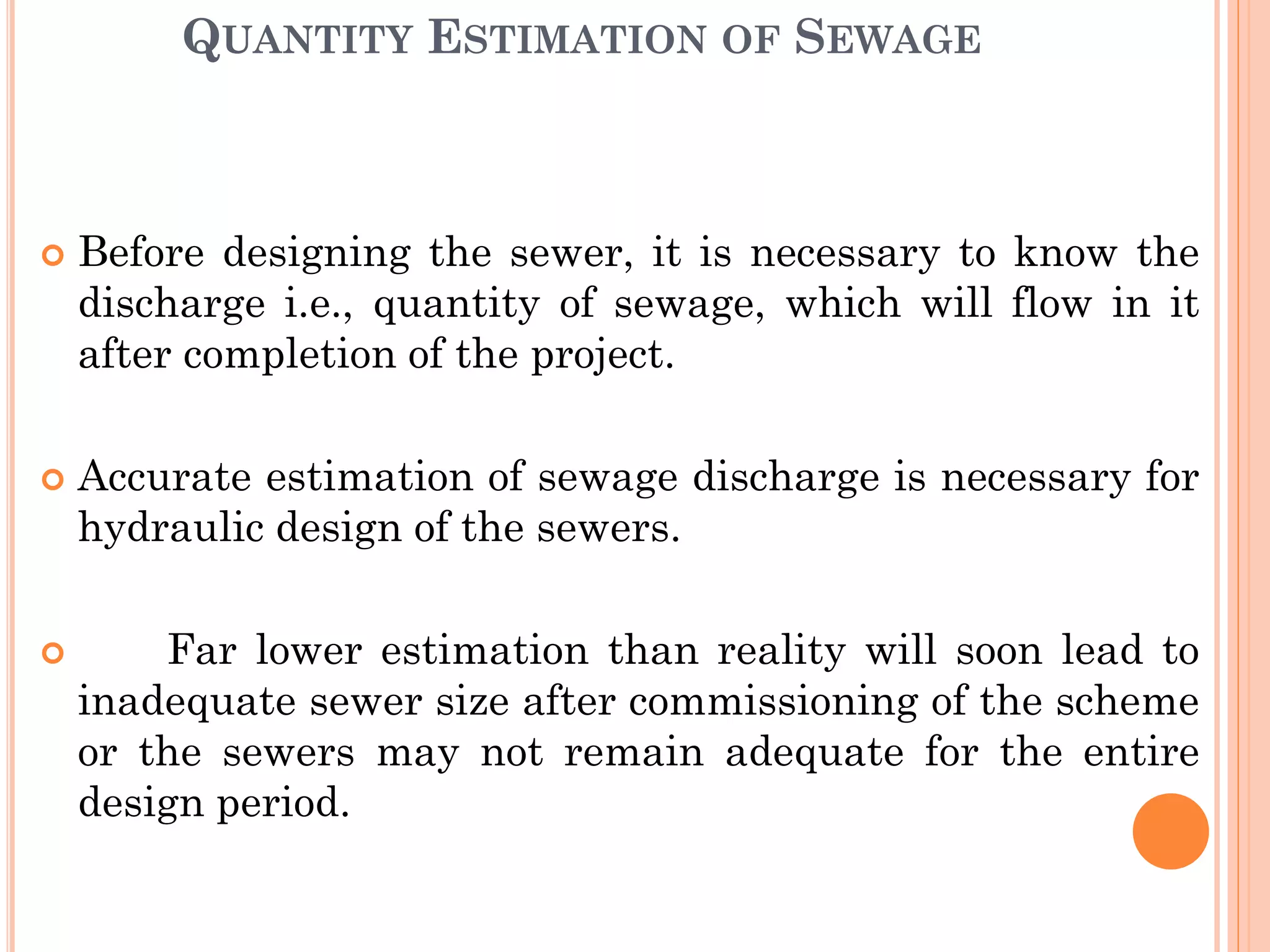 Waste water estimation | PDF