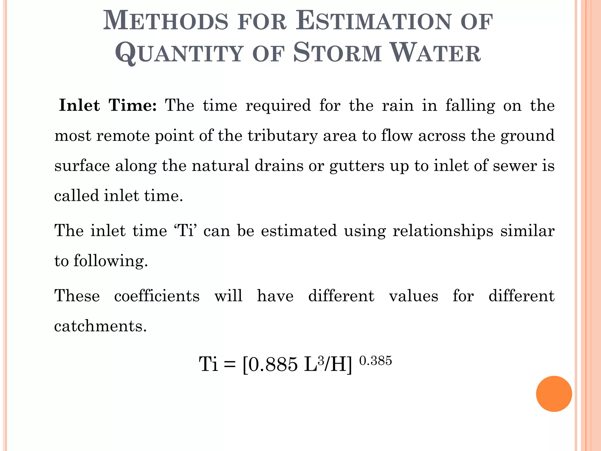 Waste water estimation | PDF