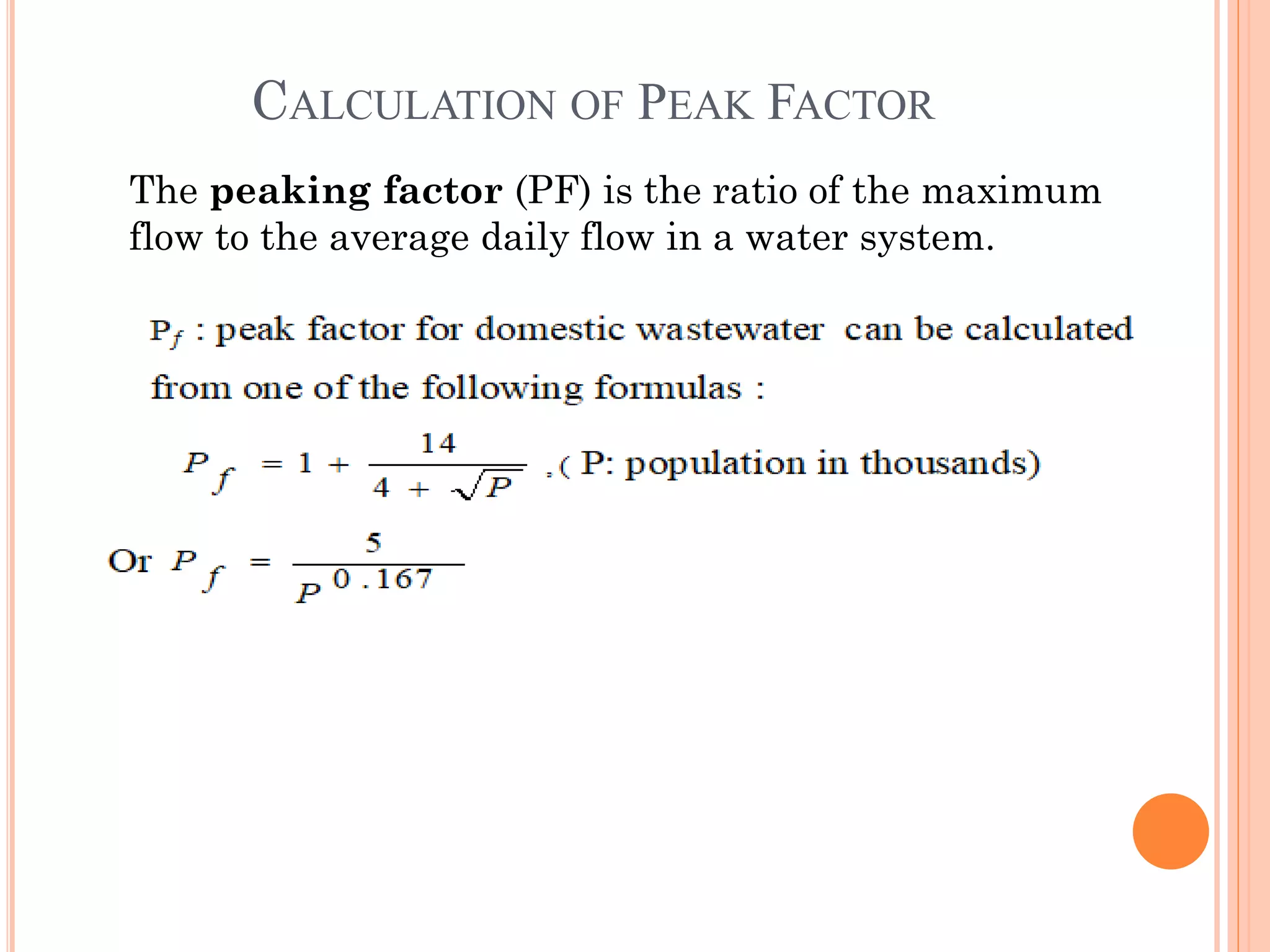 Waste water estimation | PDF
