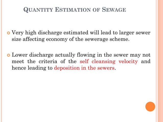 Waste water estimation | PDF