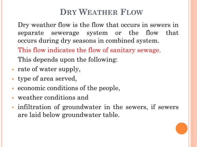 Waste water estimation | PDF