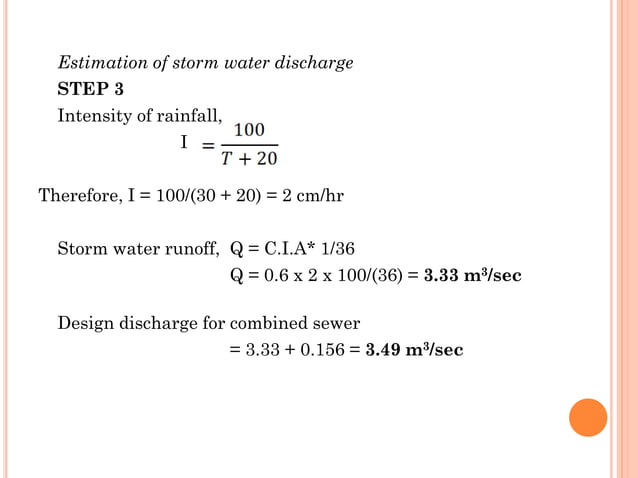 Waste water estimation | PDF