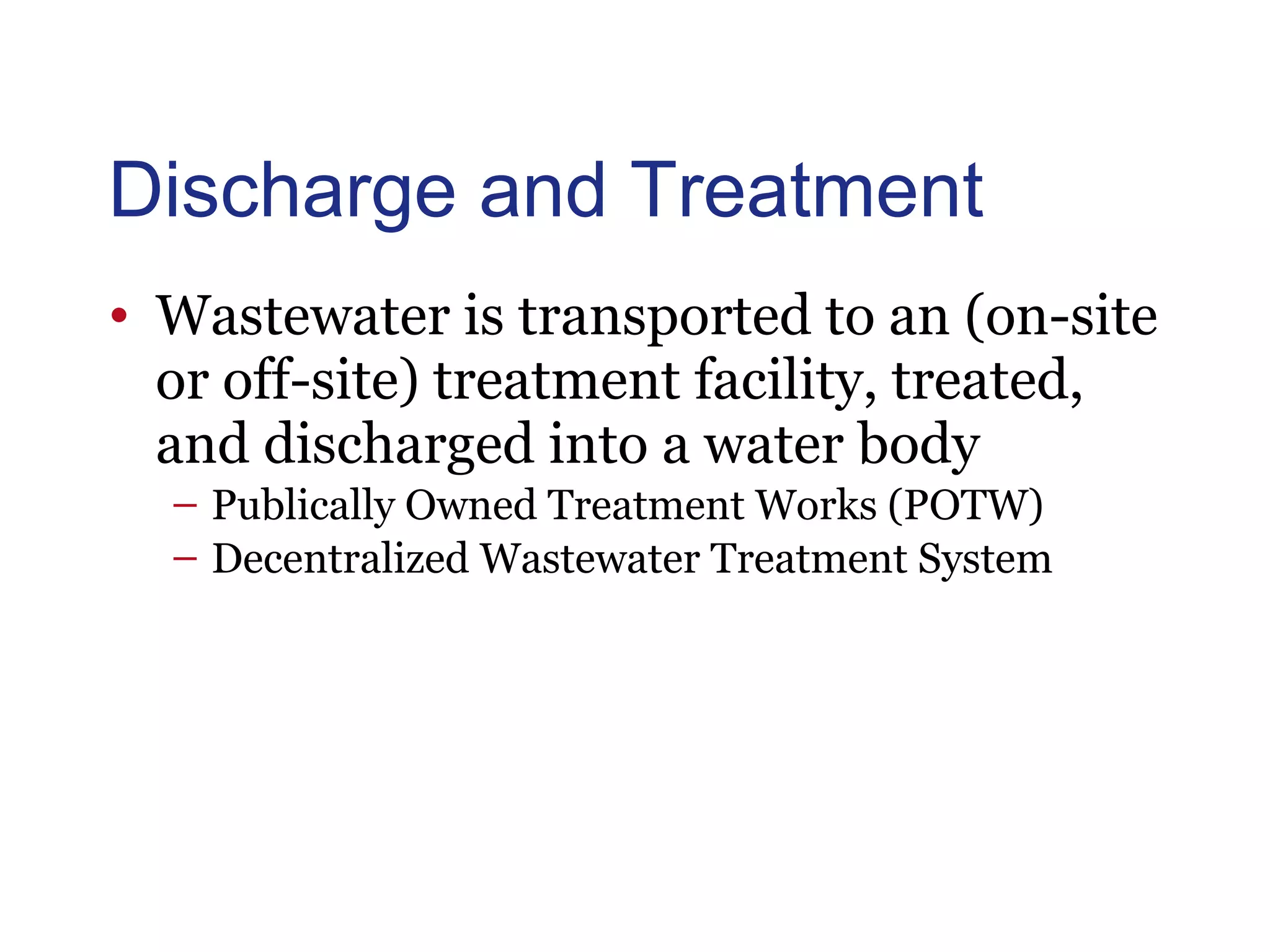 Wastewater management | PPT