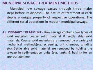 Waste water microbiology | PPTX