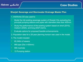 Wastewater networks modeling using info works cs | PPT