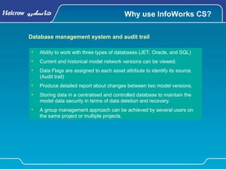 Wastewater networks modeling using info works cs | PPT