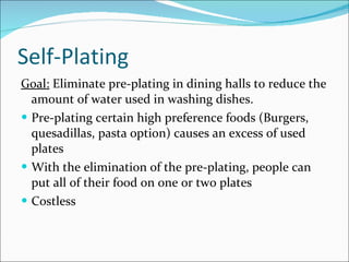 Waste water reduction | PPT | Home Appliances | Home & Garden