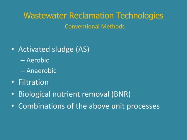 Waste water reuse1 | PPTX