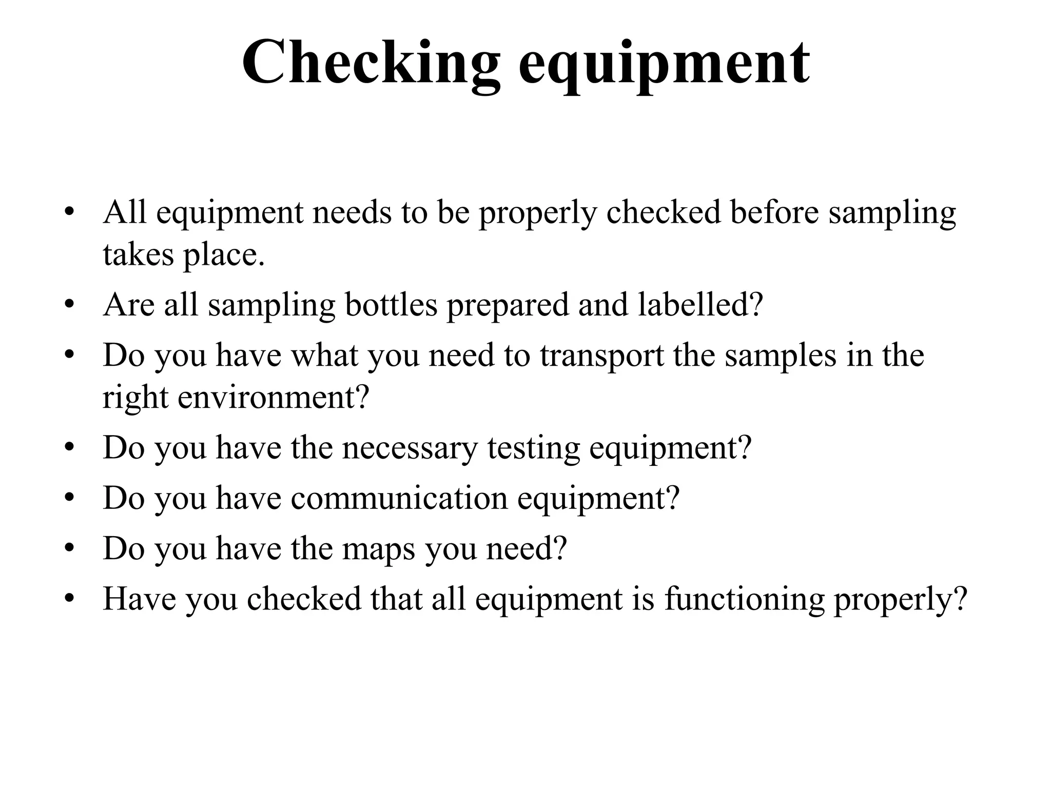 Waste water sampling and analysis | PPTX