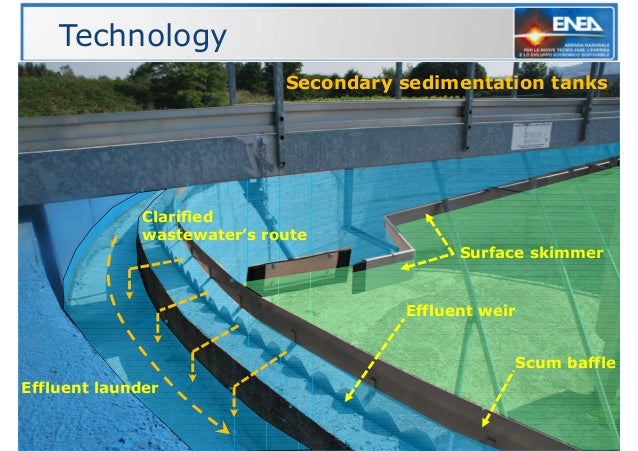 Wastewater sedimentation