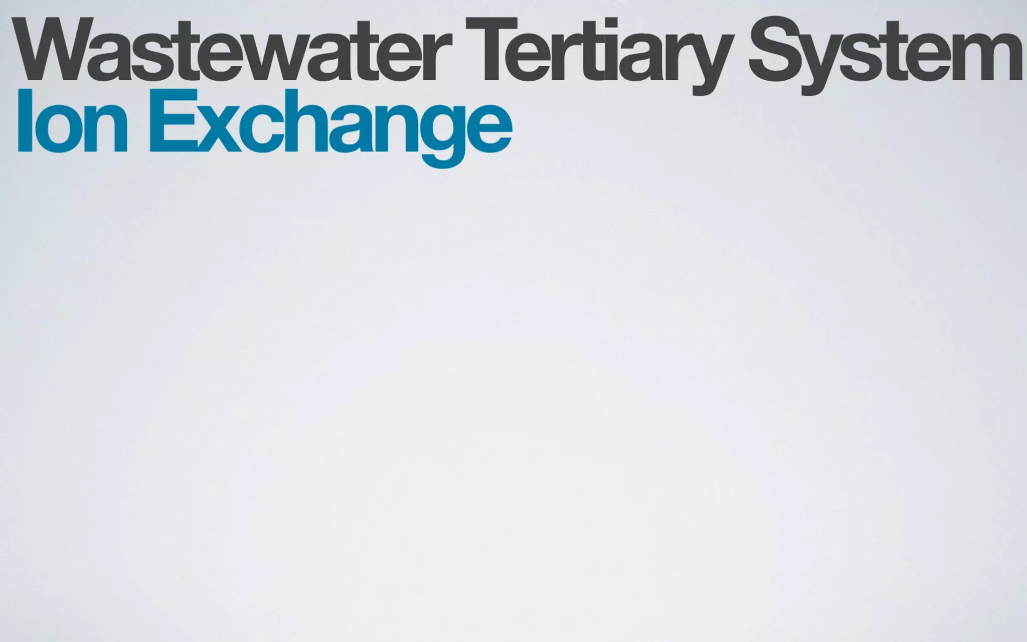 Wastewater tertiary system | PPT