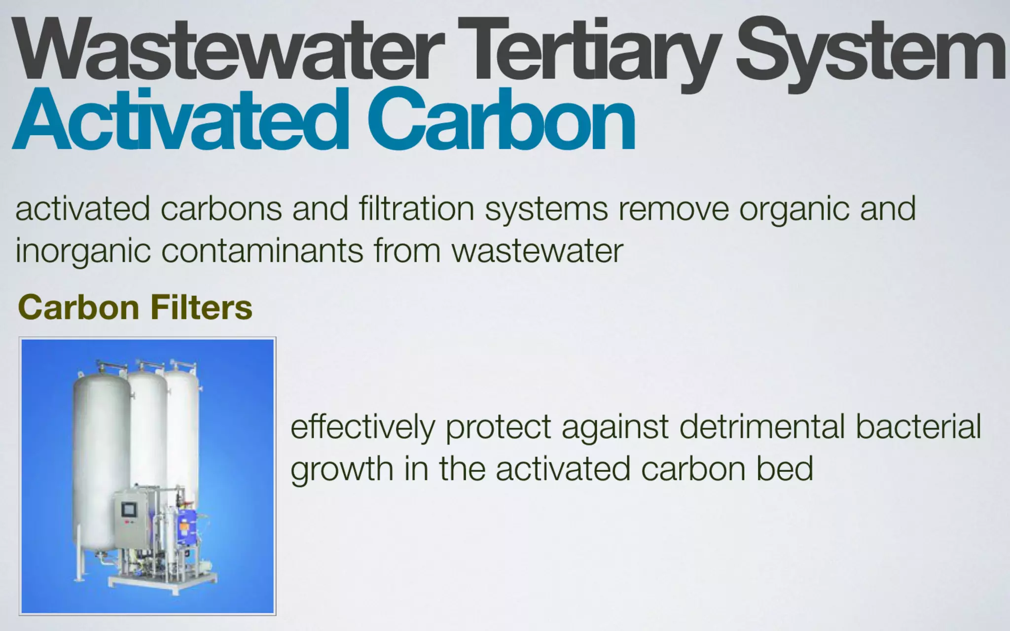 Wastewater tertiary system | PPT