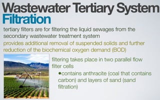 Wastewater tertiary system | PPT