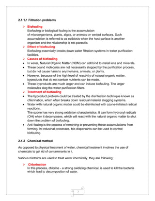 Waste water treatment | PDF