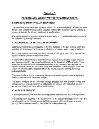 Waste Water Treatment | PDF