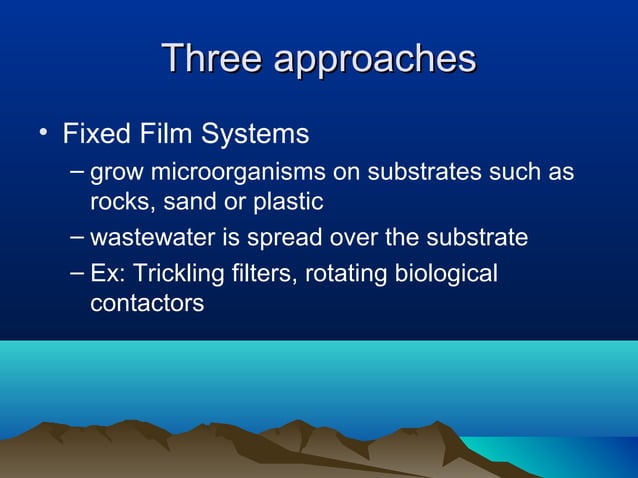 Waste water treatment | PPT