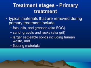 Waste water treatment | PPT