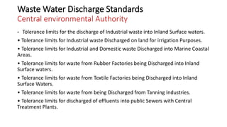 Waste water treatment | PPTX