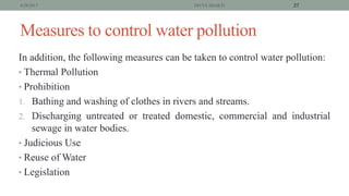 Waste water treatment | PPTX