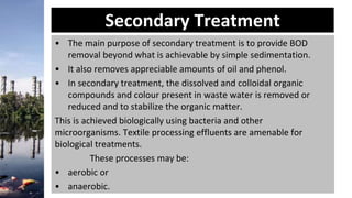 Waste water treatment | PPTX