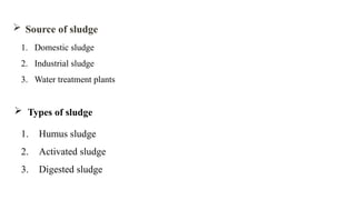 Waste Water Management and Sludge Treatment | PPTX