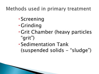 Wastewater treatment | PPT