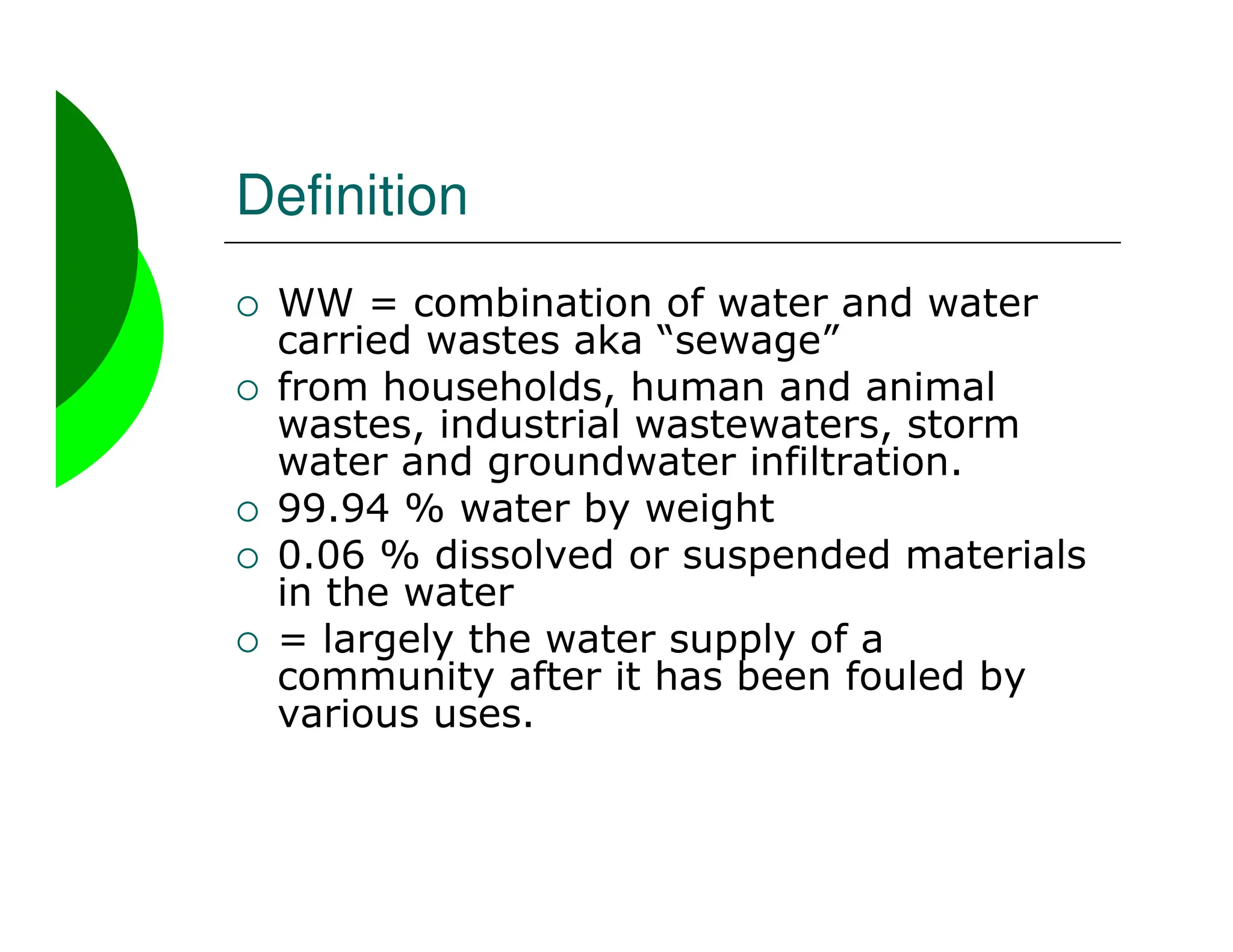 WASTE WATER TREATMENT 1.pdf environmental engineering | PPT