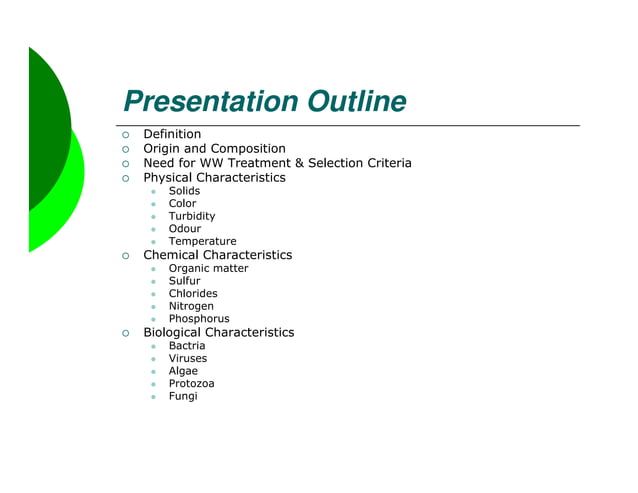 WASTE WATER TREATMENT 1.pdf environmental engineering | PPT