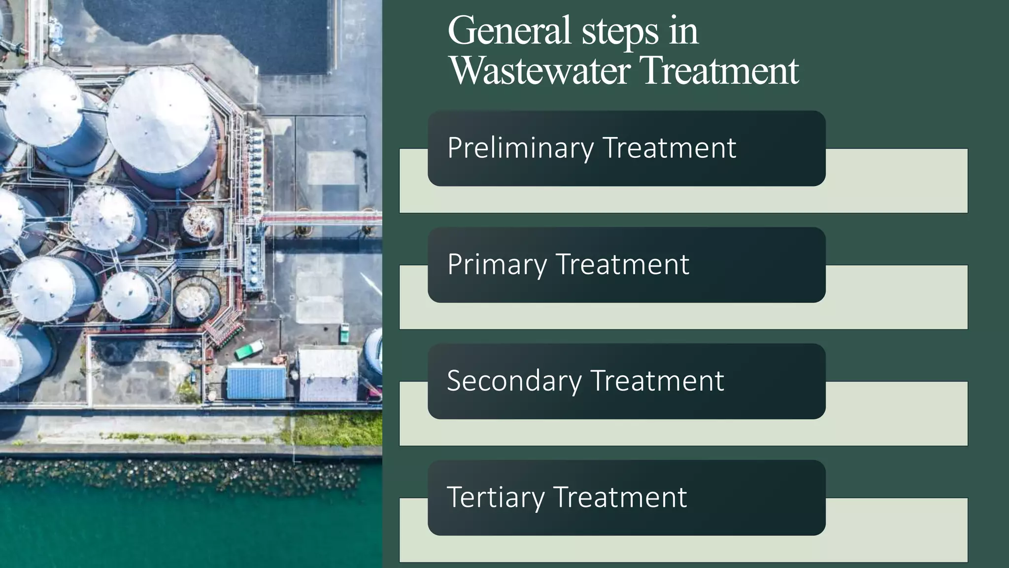 Wastewater types and treatment | PPTX