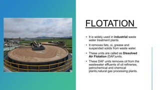 Waste water treatment physical methods | PPTX