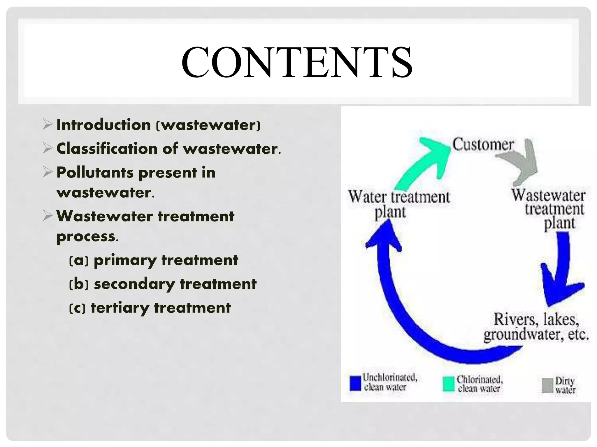 Wastewater treatment plant | PPTX