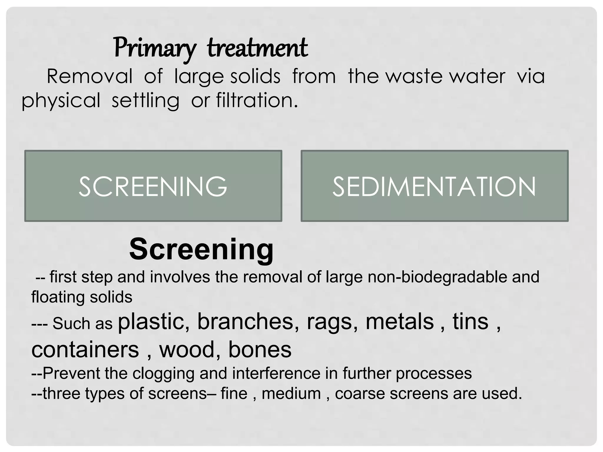Wastewater treatment plant | PPTX