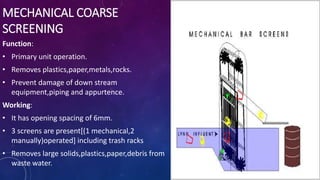 Waste water treatment process and plant performance at 20MLD STP | PPT
