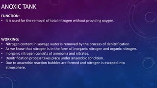 Waste water treatment process and plant performance at 20MLD STP | PPTX