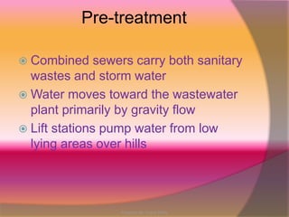 Wastewater treatment system | PPTX