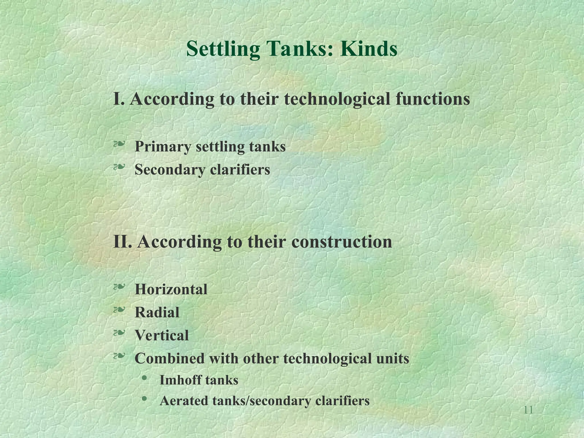 Wastewater Treatment Technologies Bar Racks.PPT