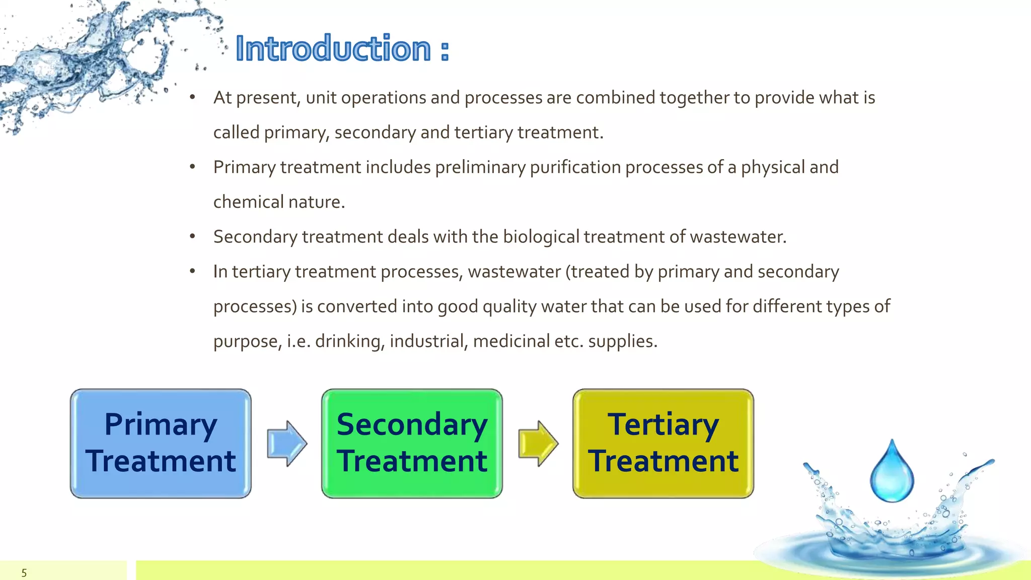 Waste water treatment technologies | PPTX
