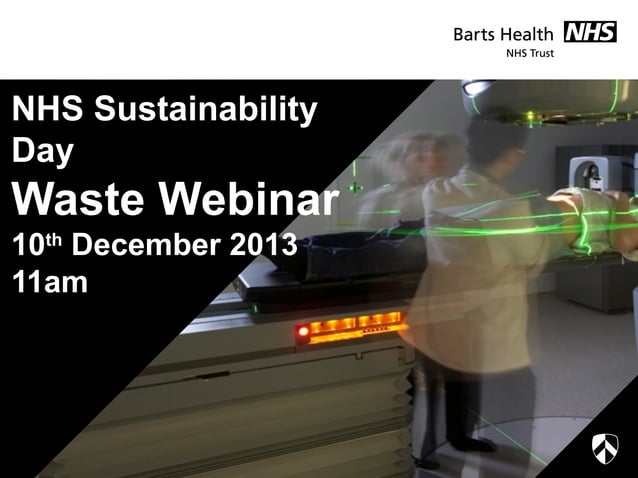 NHS Sustainability Day - Waste webinar | PPT