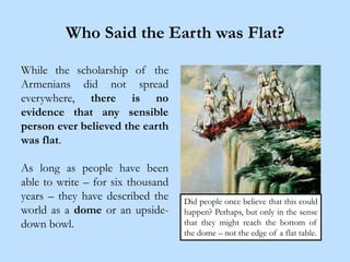 Who first Knew the Earth was Round? | PPTX