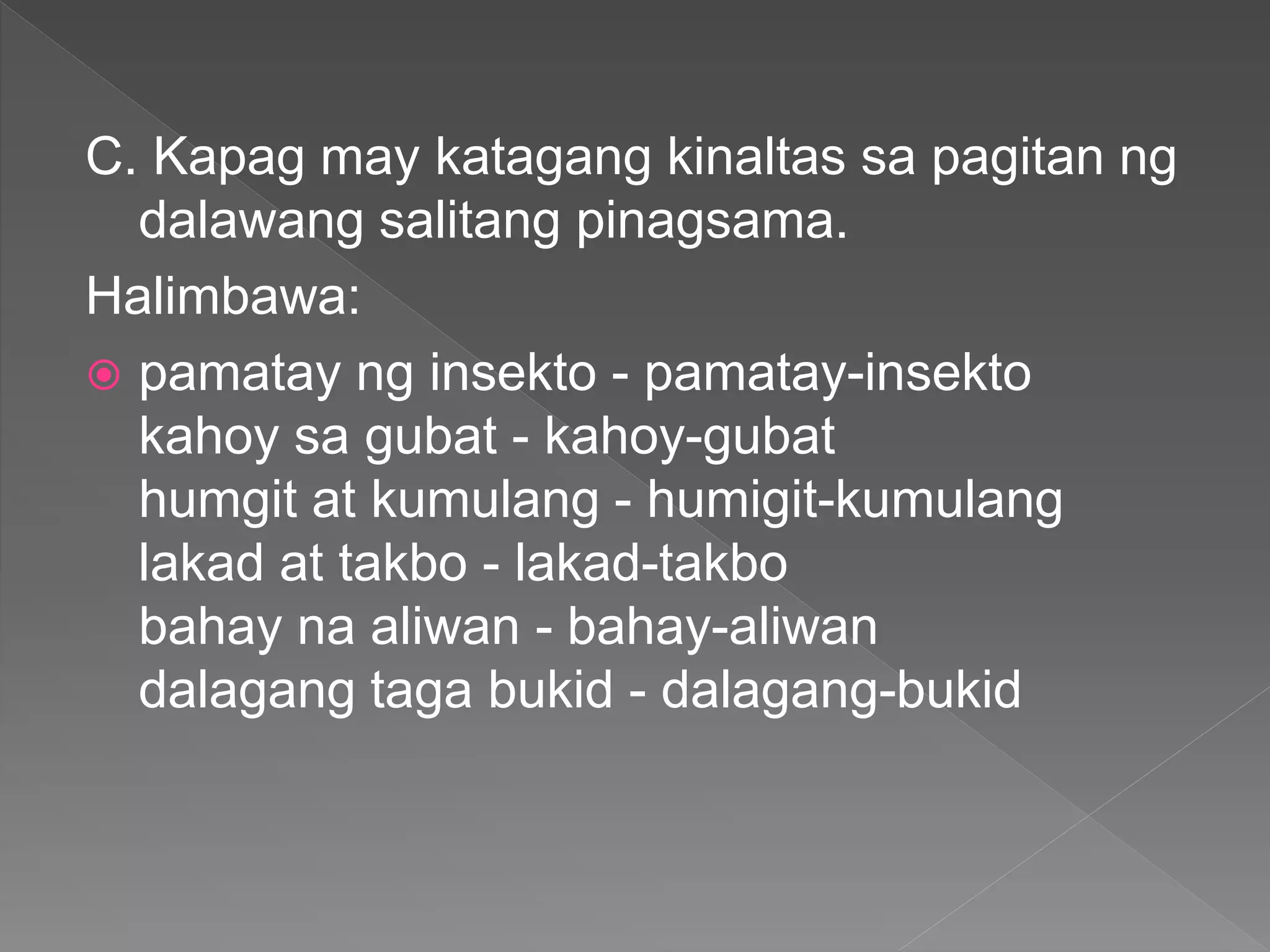 Wastong gamit-ng-gitling | PPTX