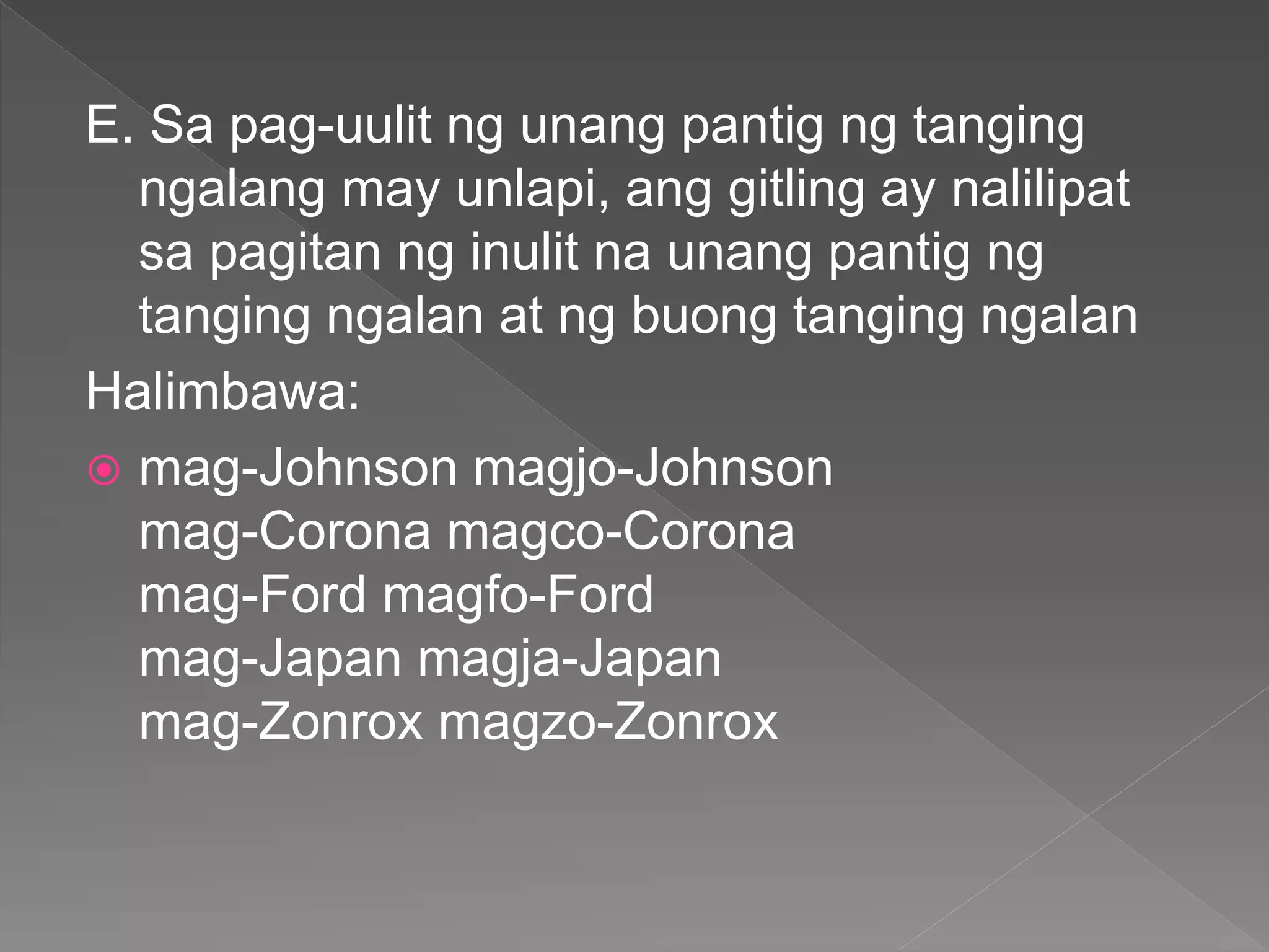 Wastong gamit-ng-gitling | PPTX