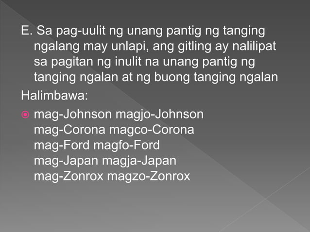 Wastong gamit-ng-gitling | PPTX