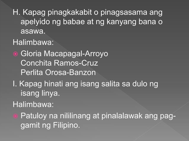 Wastong gamit-ng-gitling | PPTX