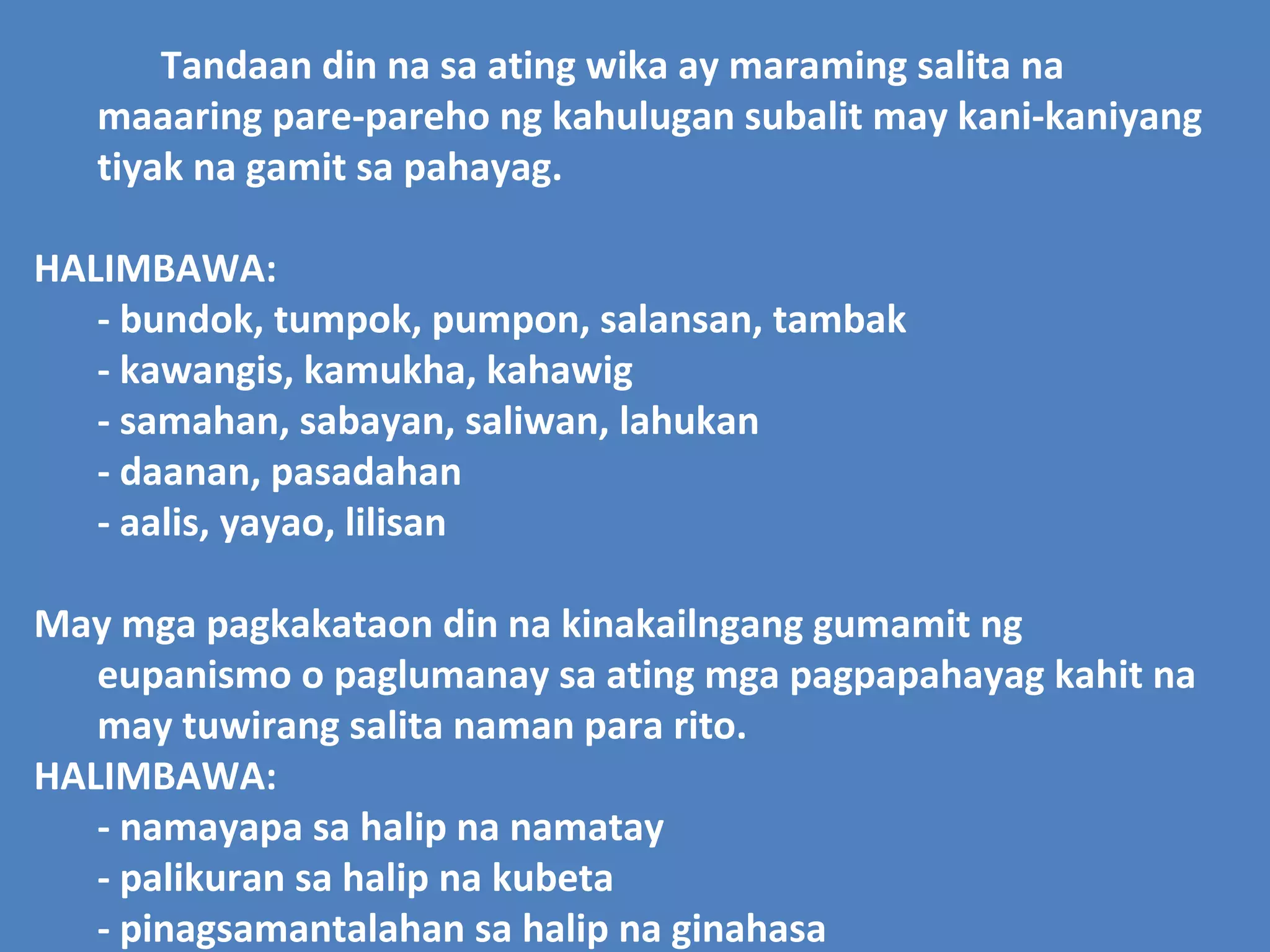 Wastong Gamit ng Salita | PPT